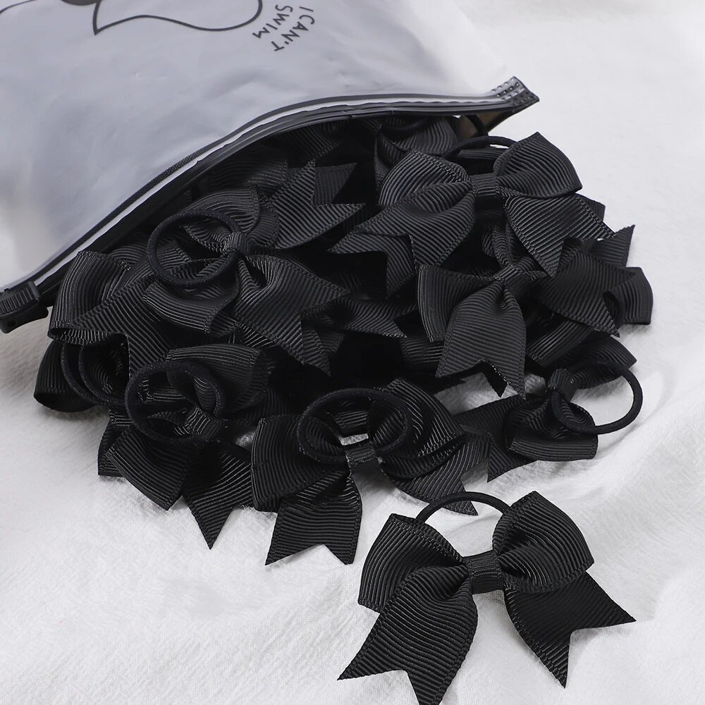 KIDS BOWS Эластичные резинки для волос, набор из 10 штук Черный, 2820-4