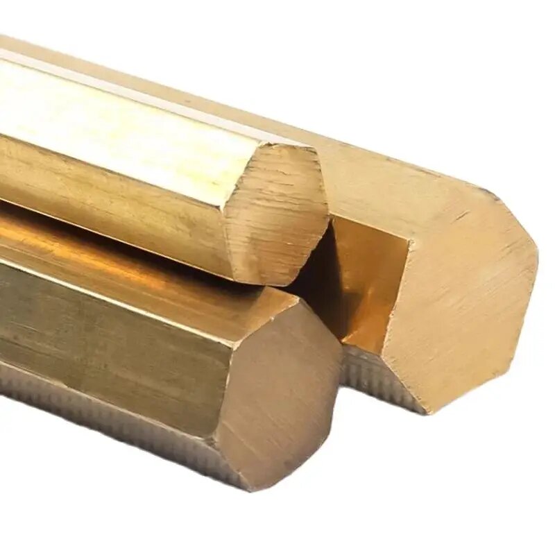 Латунные шестигранные стержни H59 14mm 1pc, Length 500mm