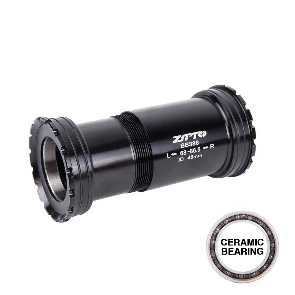 ZTTO BB386 керамические каретки для горных велосипедов Черный, BB386-30 CERAMIC BK