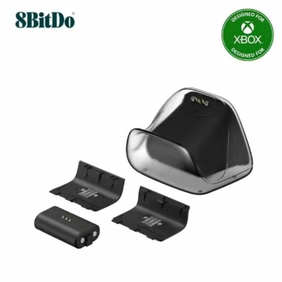 Док-станция для одиночной зарядки 8bitdo для геймпада Xbox Series Зарядное устройство One + аккумулятор