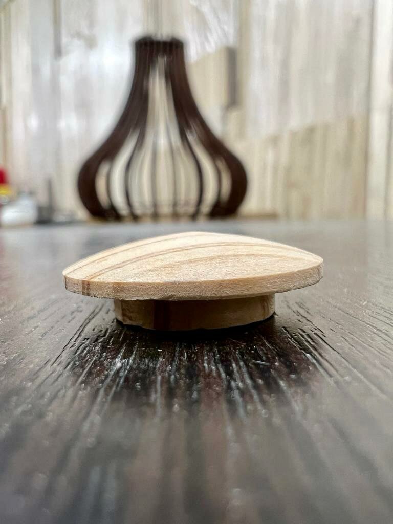 Заглушка на отверстие деревянная: диаметр d12 мм. (5штук)