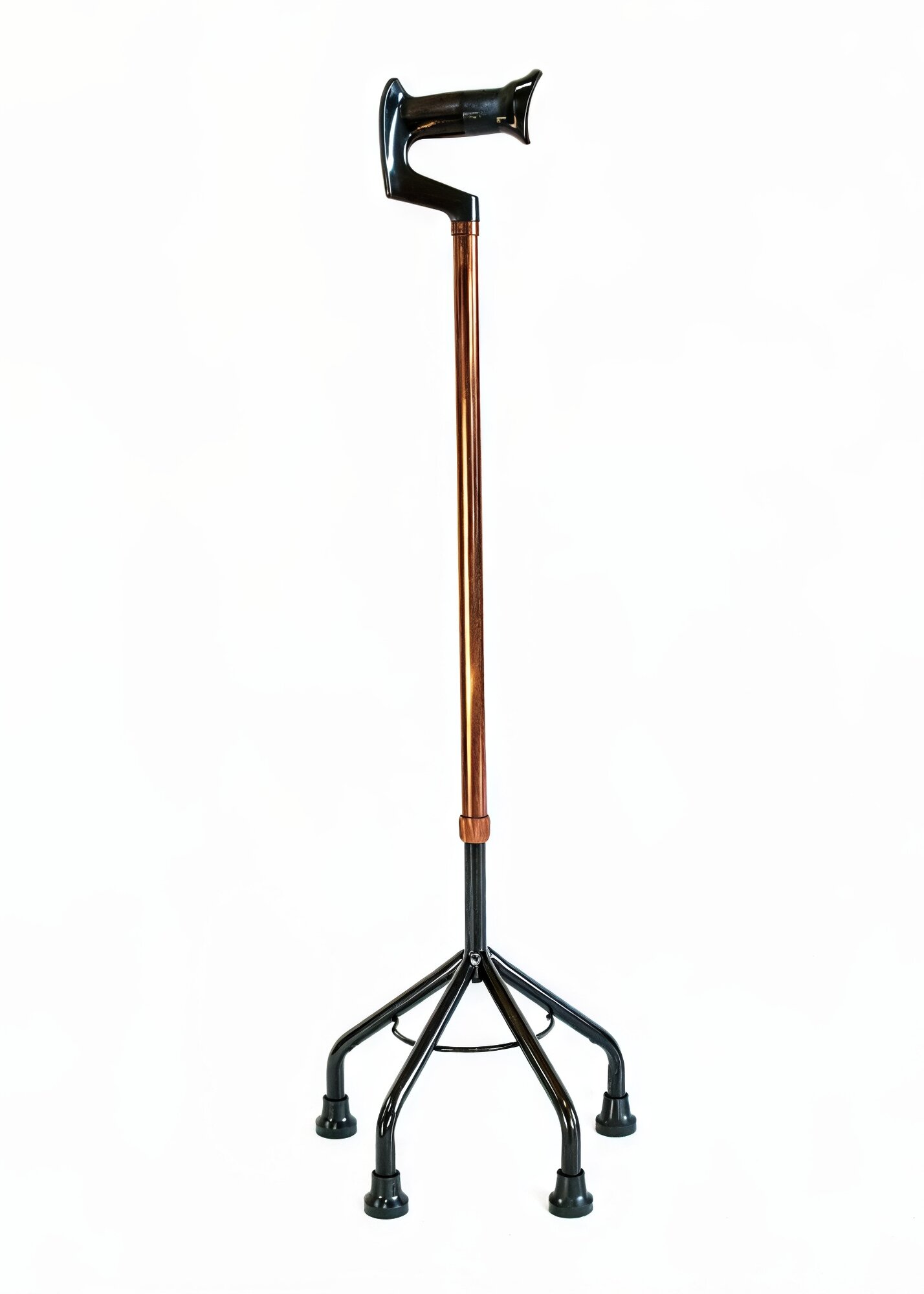 Трость телескопическая с четырьмя ножками CA8431 с высоким основанием Мега-Оптим