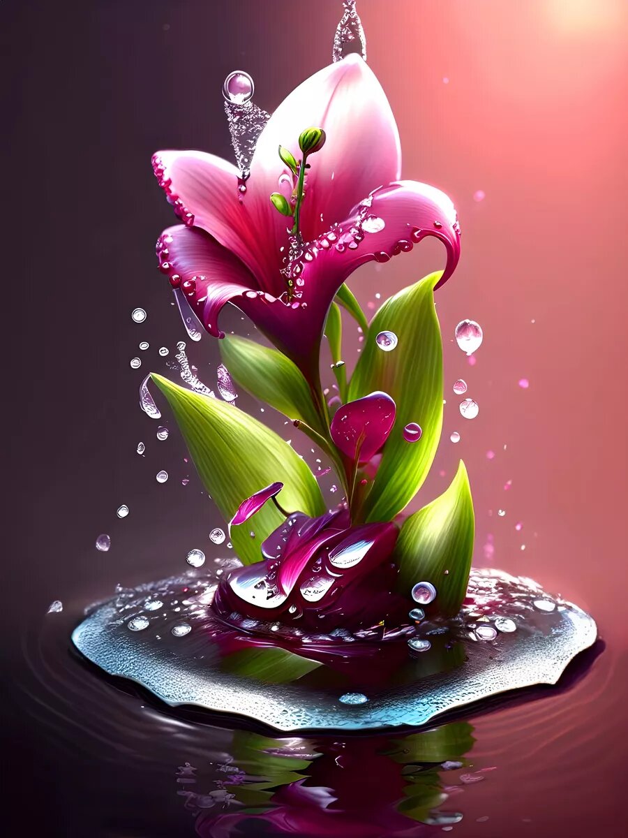 Алмазная мозаика без подрамника 30х40