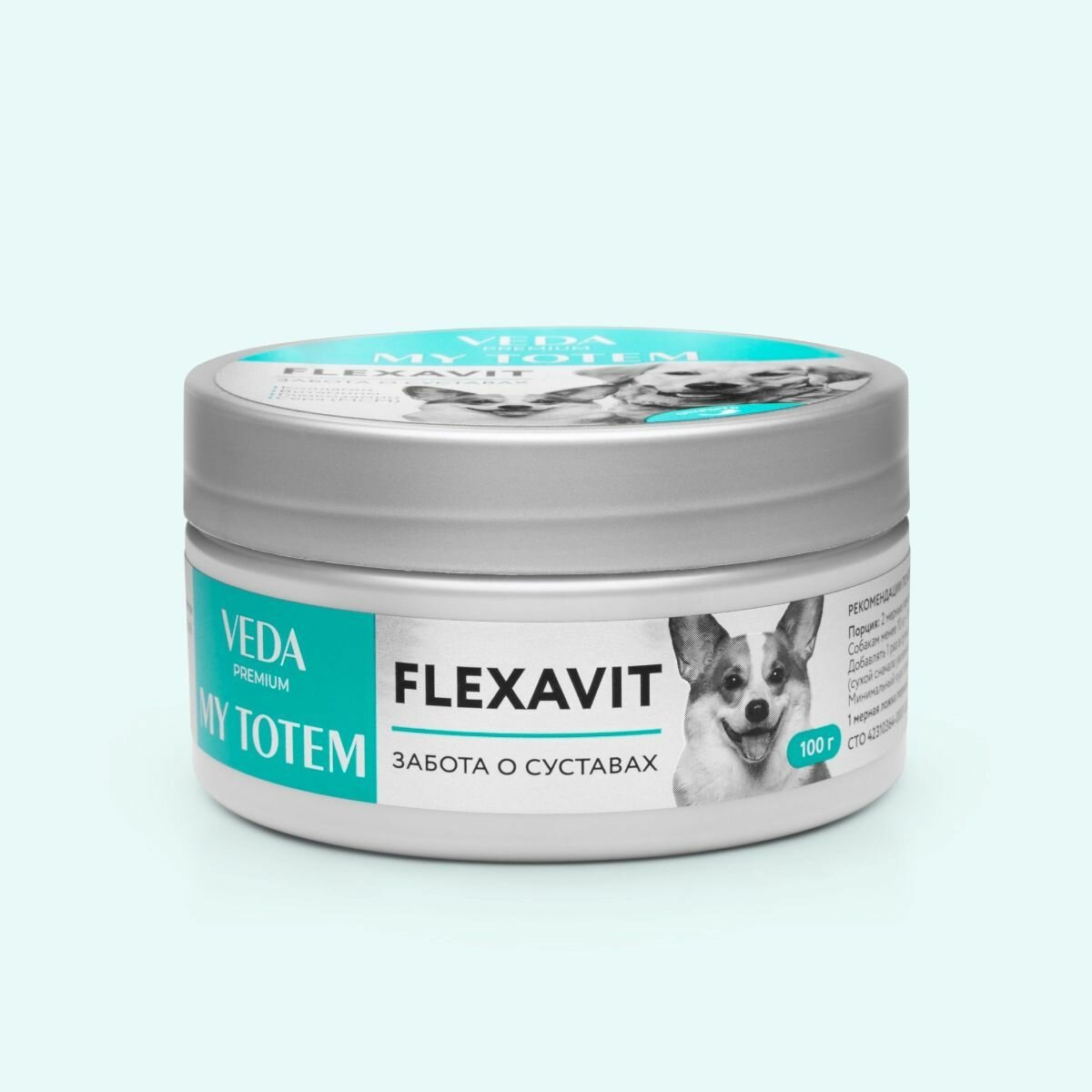 MY TOTEM FLEXAVITхондропротектор для суставов для собак, 100г (веда)