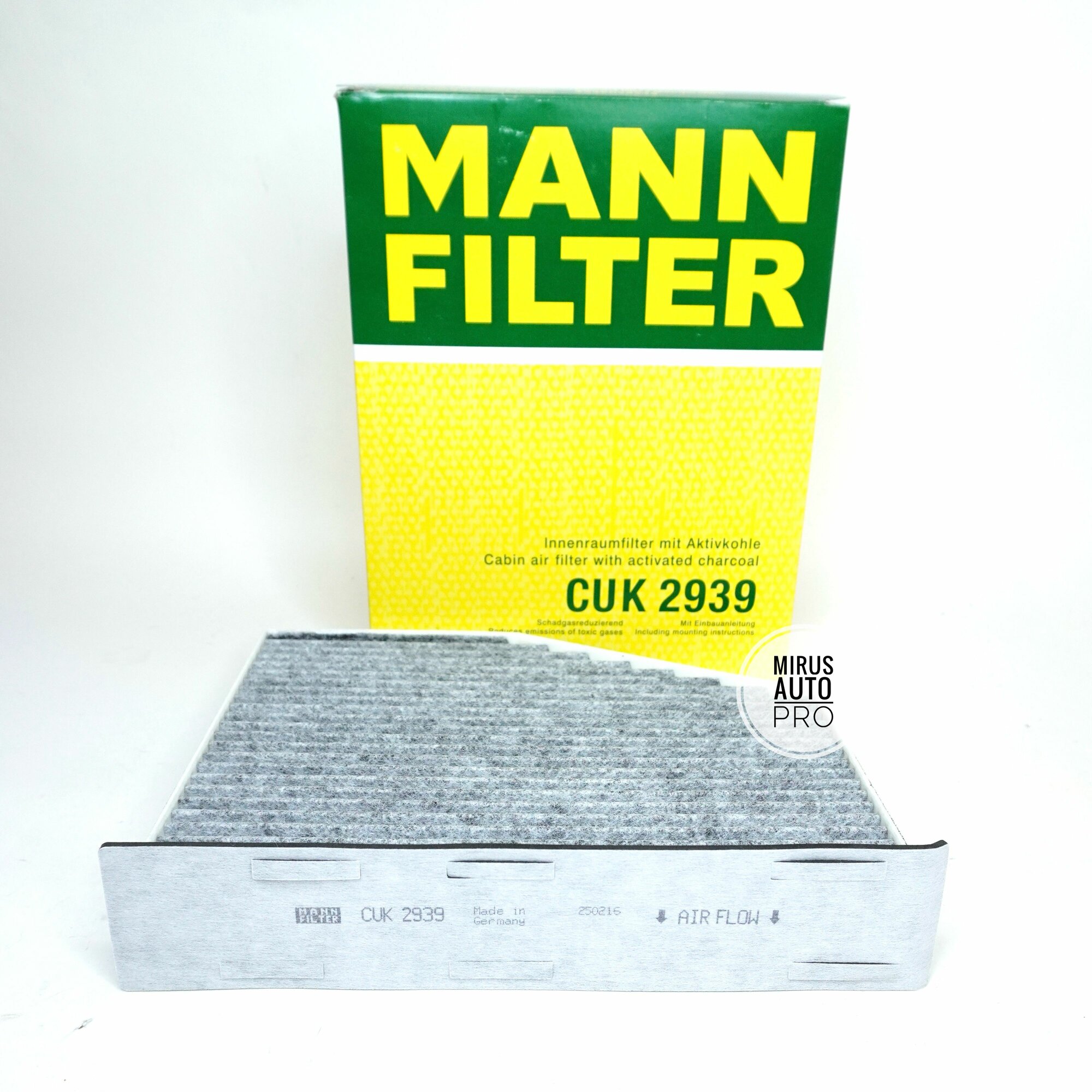 Фильтр салона угольный MANN FiILTER (CUK2939)