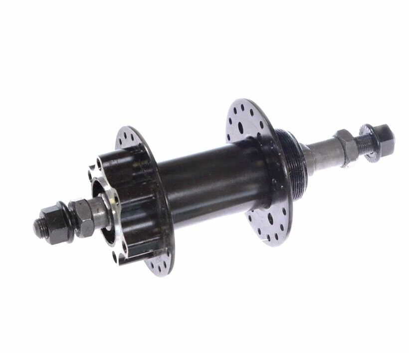 Втулка задняя D-brake под трещетку 36H на гайках Shunfeng