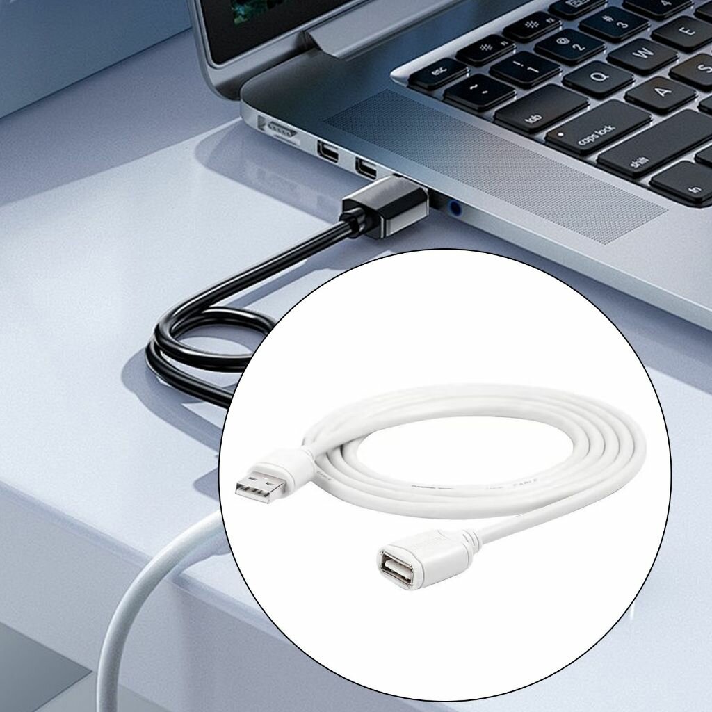 Кабель для передачи данных от мужчины к женщине USB-удлинитель QS5305-1,5 м