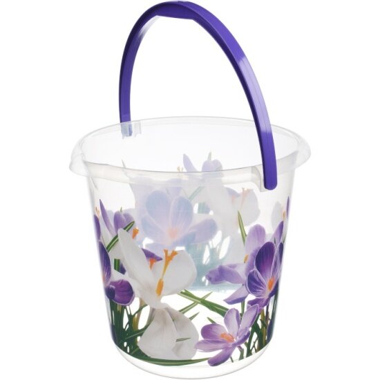 Ведро Idea деко 5л М 2425 крокусы