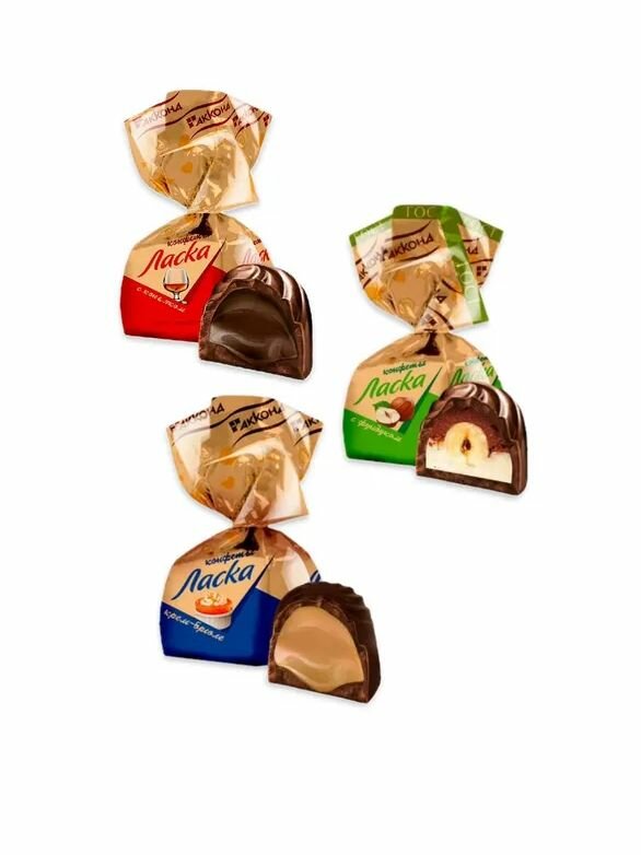 Конфеты Ласка Ассорти 3 вкуса Акконд 900 г Чебоксары