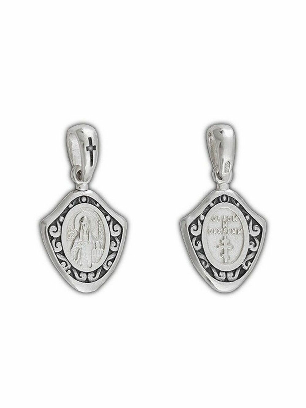 Подвеска, серебро, 925 проба, чернение