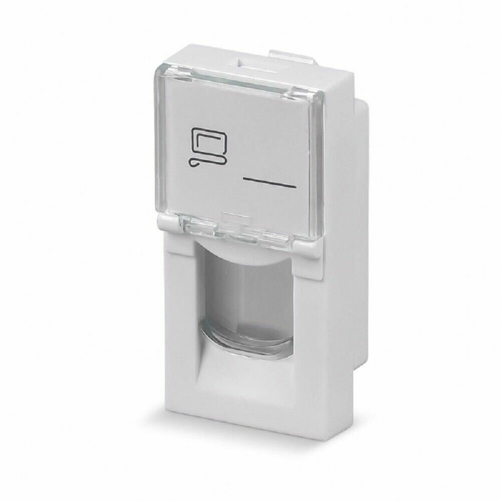 Лицевая панель для выключателя Вставка Mosaic 22,5x45, на 1 порт