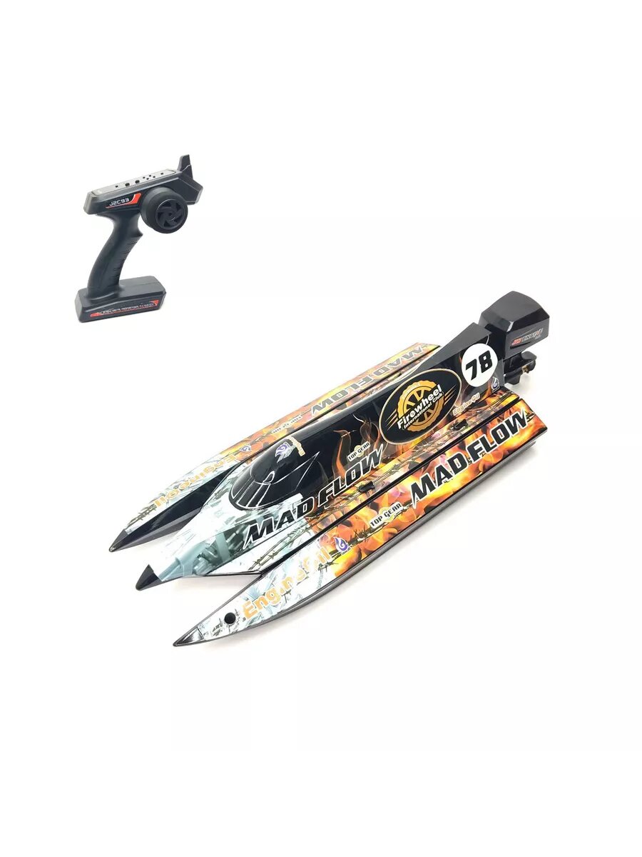 Радиоуправляемый катамаран Mad Flow V3 Brushless F1 JS8653V3