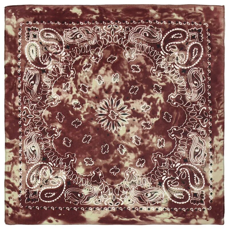 Полиэстерная бандана Tie Dye Brown
