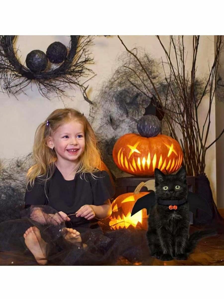 Одежда для собак мелких и средних пород: костюм летучей мыши Хэллоуин