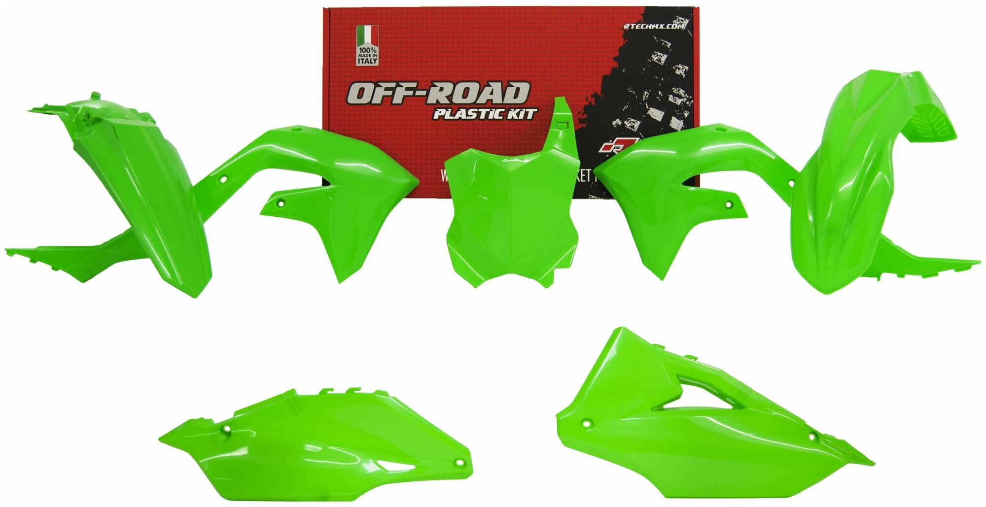 Комплект пластика Kawasaki KXF250 2021-2024, KXF450 2019-2023