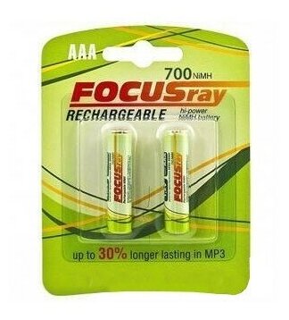 Аккумулятор Focusray /R03 700mAh Ni-MH BL2