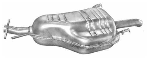 Глушитель задняя часть Polmostrow арт. 17299