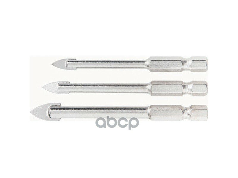 Набор сверл по стеклу и керамике 5.0-8.0мм (3шт.) MATRIX Matrix арт. 72825