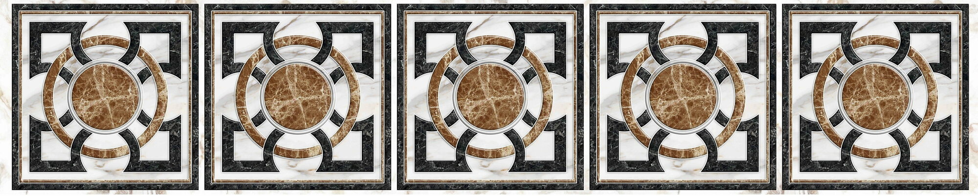 Кухонный фартук/стеновая панель для кухни/фартук на кухню 3D-эффект на основе SPC (каменно-полимерный композит) 3000*610*3мм КМ-455