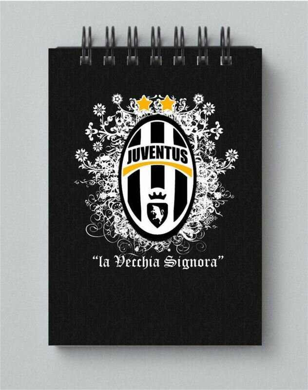 Блокнот GOODbrelok принт А6 Ювентус, Juventus - 0006