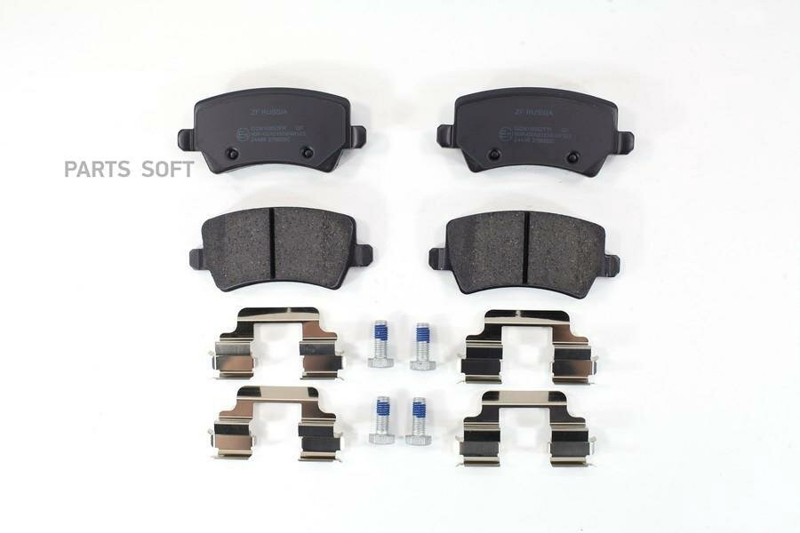 Колодки тормозные FORD GALAXY/S-MAX/VOLVO S80/V70/XC60/XC70 07- задние