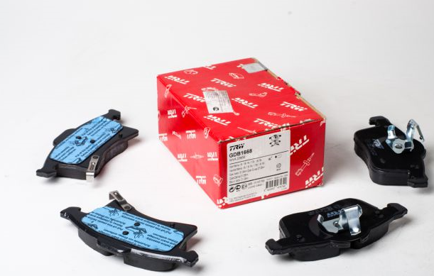 Дисковые тормозные колодки передние TRW GDB1668 для Opel (4 шт.)