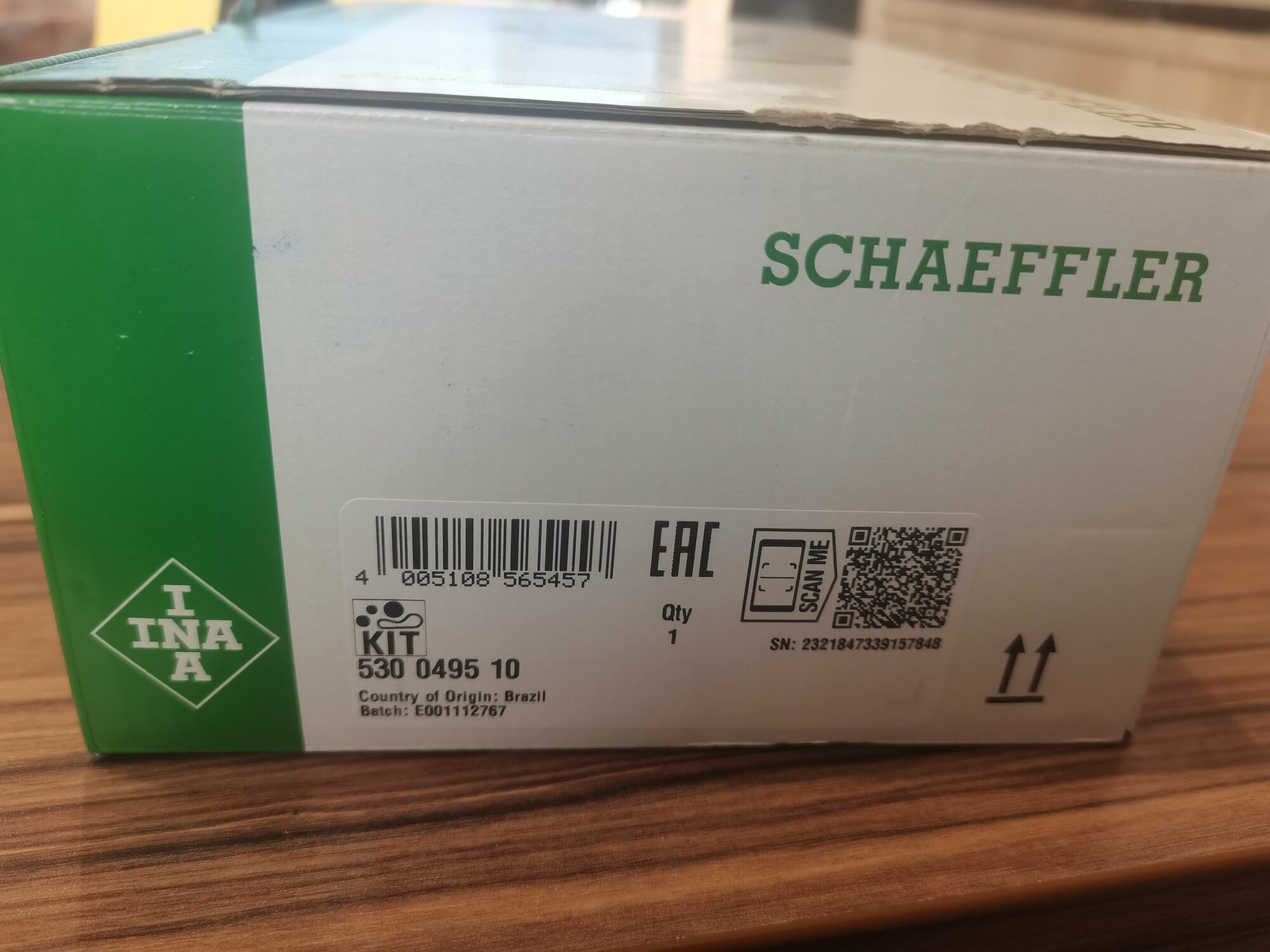 Комплект ремня ГРМ Ina 530049510- Ford FocusII