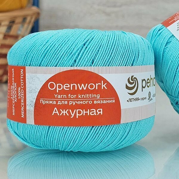 Пряжа Пехорка ажурная 63 льдинка (10 мотков)