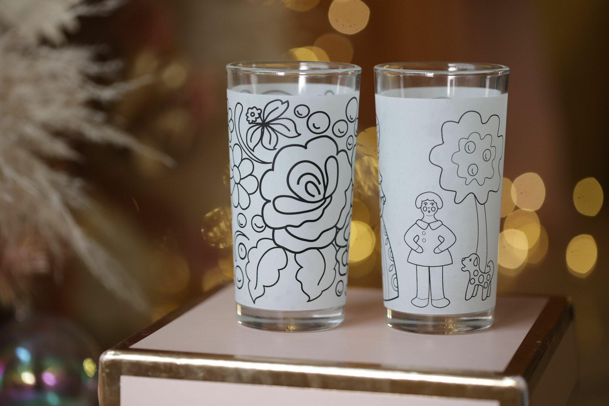 Стакан для детей, чашка - раскраска, под роспись, под раскрас, для творчества, "Цветы" федерация, 250 мл. - 1 шт.