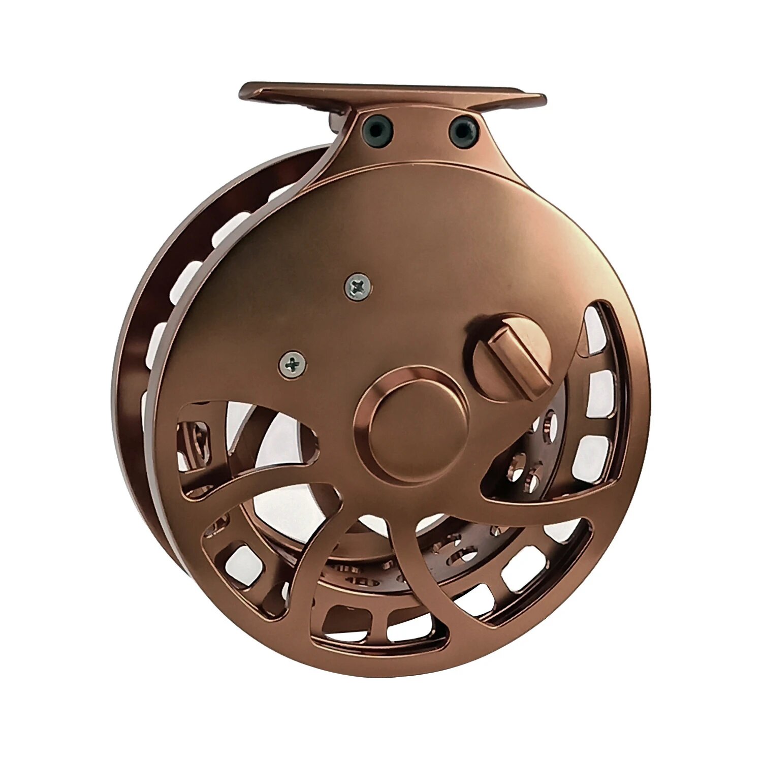 Катушка Aventik для ловли рыбы с ЧПУ, вращающаяся с центральным штифтом, плавающая Рыболовная катушка с высокой ножкой, для ловли лосося, стальная головка, сверхлегкая, новинка