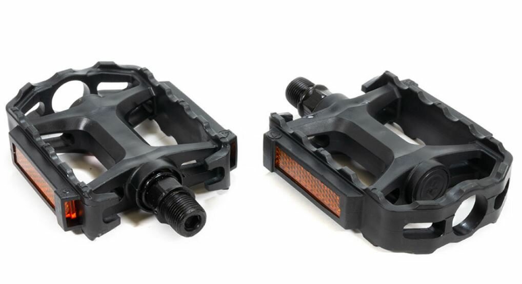 Педали 9/16 TRIX MTB пластиковые, 105x82мм, черные PD-TX-890-9x16-BK