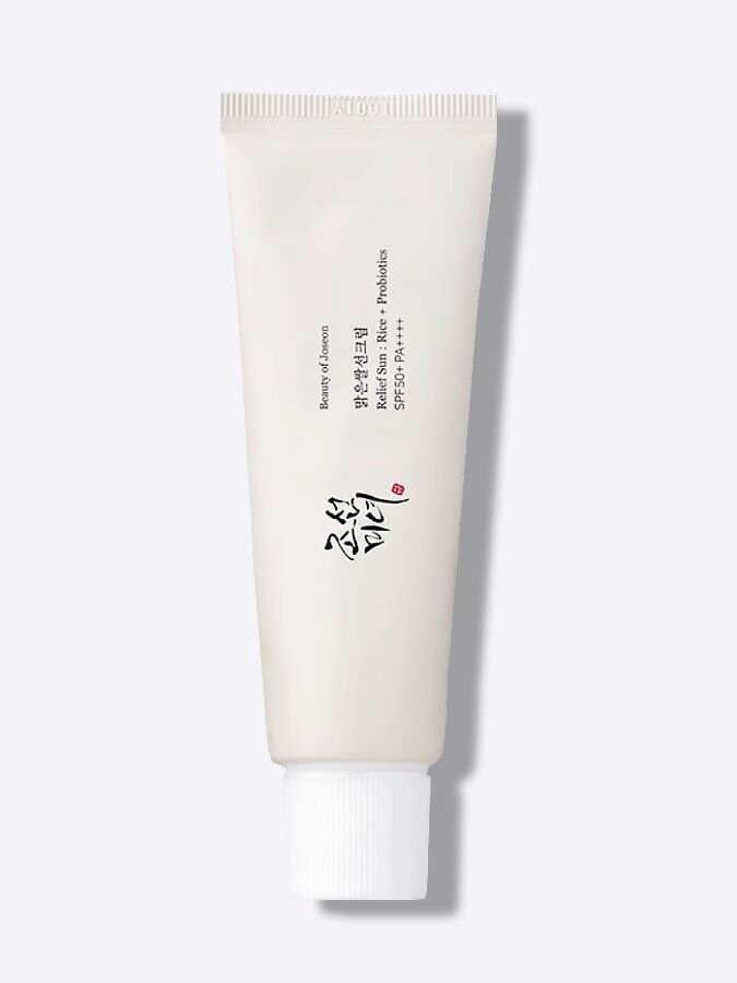 BEAUTY OF JOSEON Солнцезащитный крем для лица с пробиотиками Relief Sun Rice+Probiotics SPF50+ РА++
