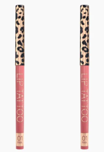 Автоматический карандаш для губ Stellary Automatic lipliner, тон 01 Pink, 0,28 г, 2 шт
