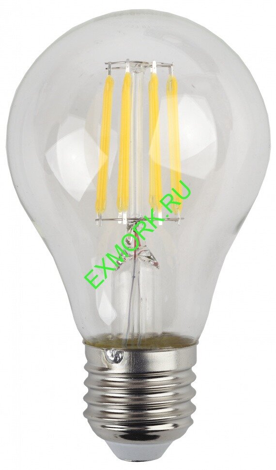 Лампа светодиодная ЭРА F-LED A60-9w-840-E27, 4000К, цоколь Е27
