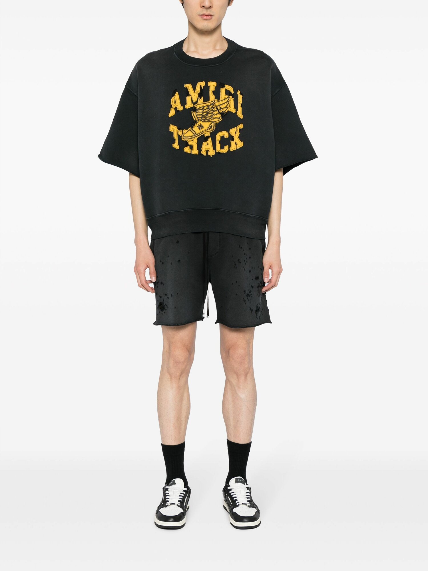 Толстовка AMIRI, размер L, , black/black — фото 1