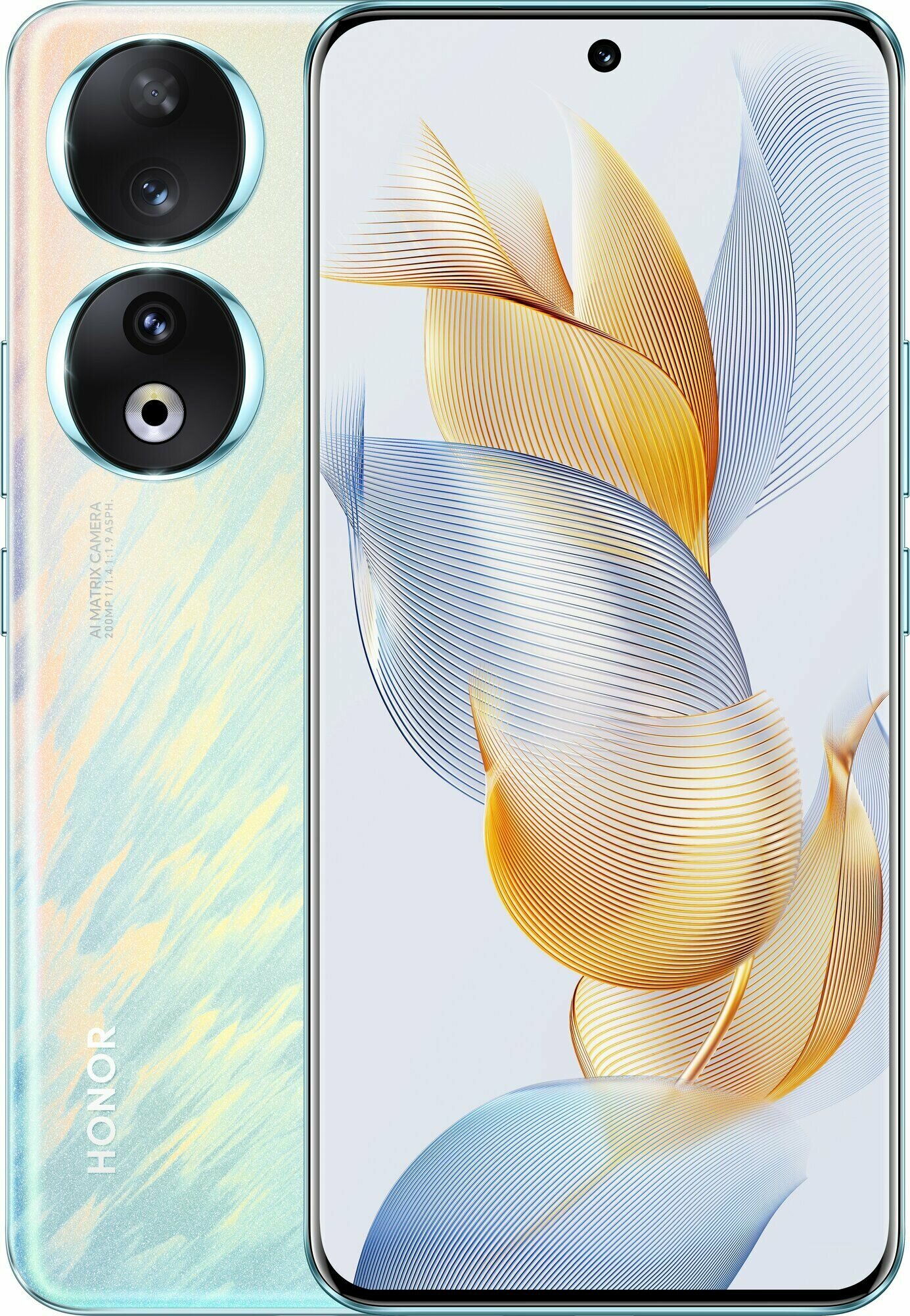 Смартфон HONOR 90 12/512 ГБ, Dual nano SIM, peacock blue. Уценка. Б/У
