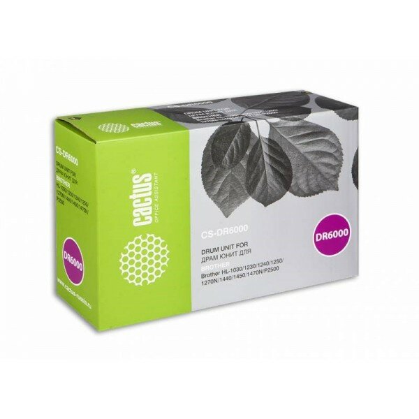 Фотобарабан (Drum-Unit) Cactus CS-DR6000 (DR-6000) черный