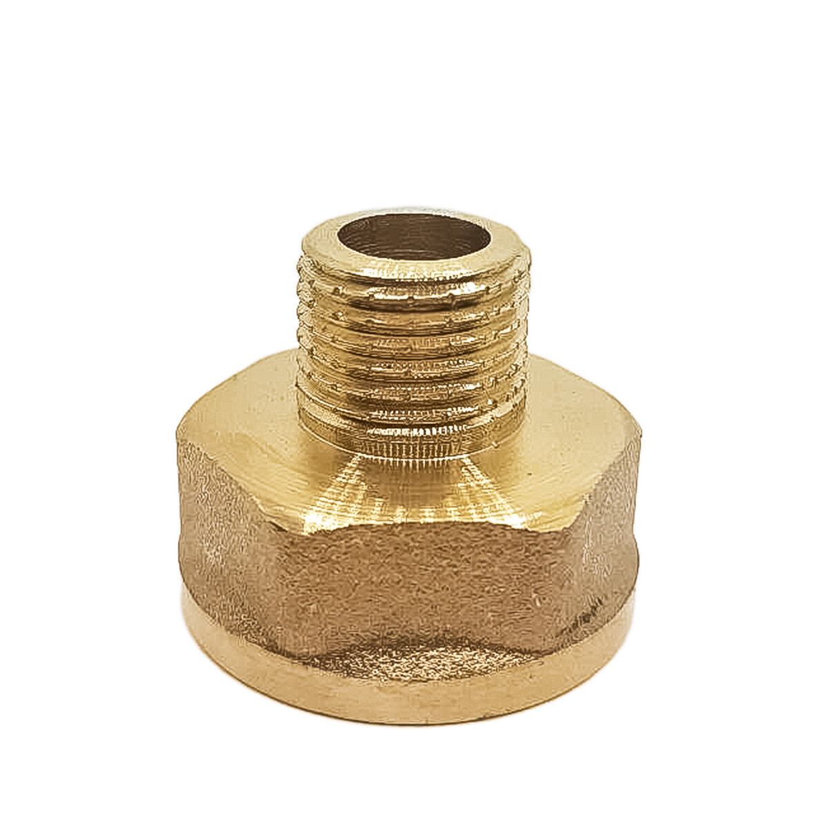 Латунный переходник ViEiR S1/2"Fx1/4"M, для стали, резьба, 1 шт