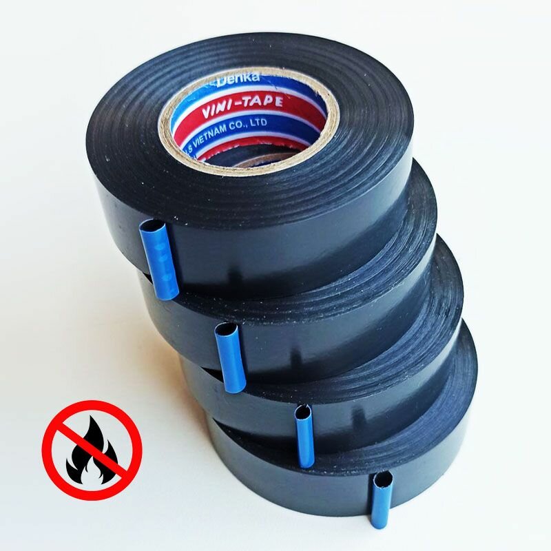 Denka Vini-Tape 246 * 4шт * по 25метров * 19мм, изолента пвх (Toyota и др. японцы)