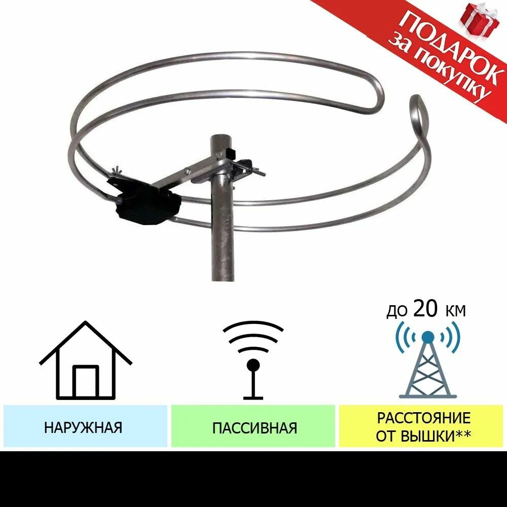 Антенный усилитель уличный для приема FM сигнала МИР-1-FM