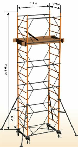 Вышка-Тура Радиан-Альфа 6,2 Строительная