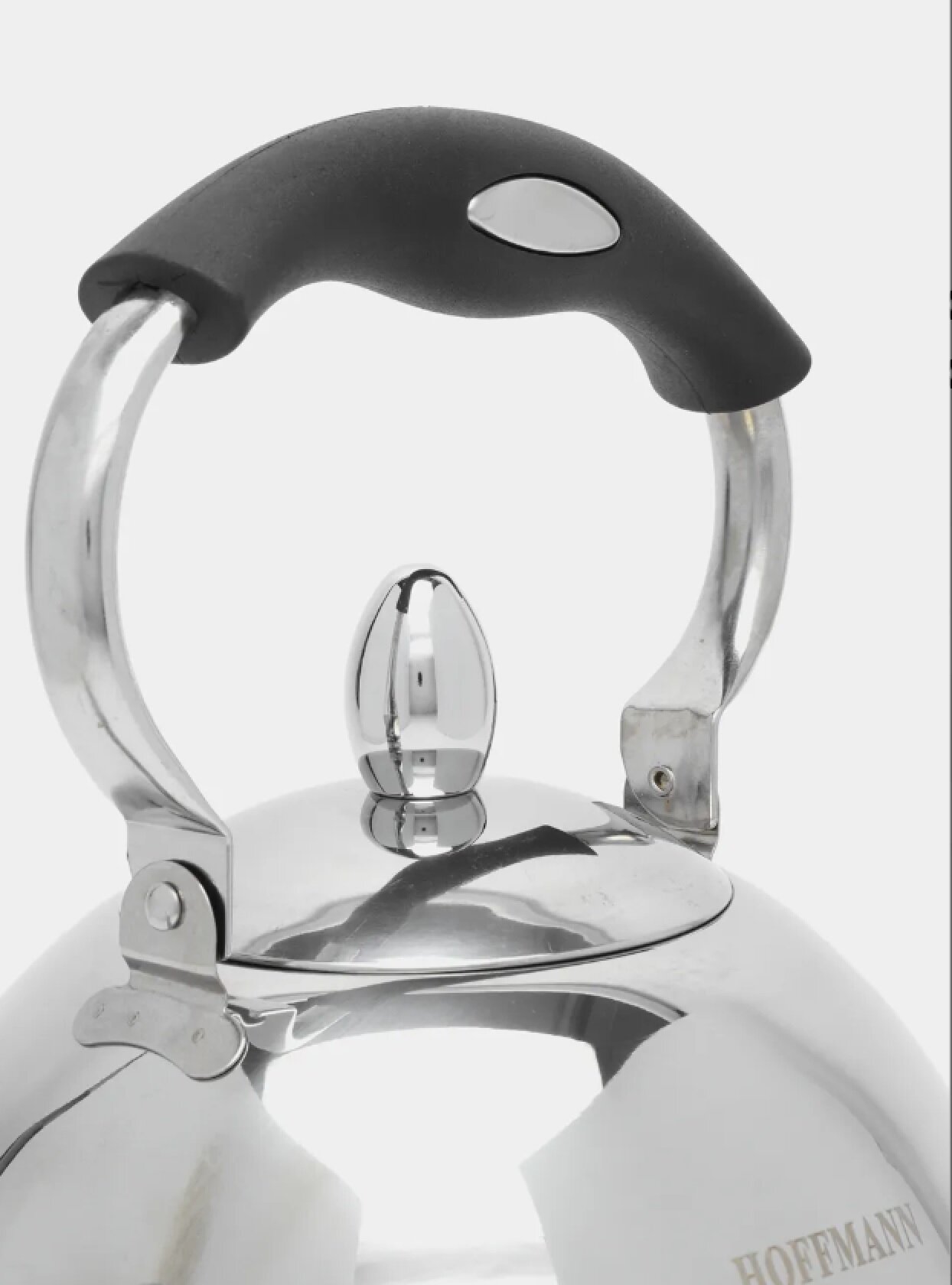 Чайник Hoffmann HM 55165, нержавеющая сталь, 3л, серебристый, индукционный, 25см — фото 1