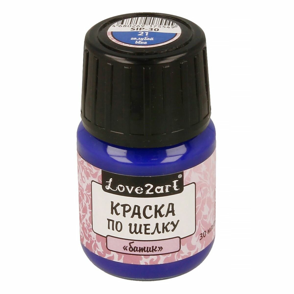 Краска по шелку "батик"Love2art" SIP-30 30 мл 21 голубой