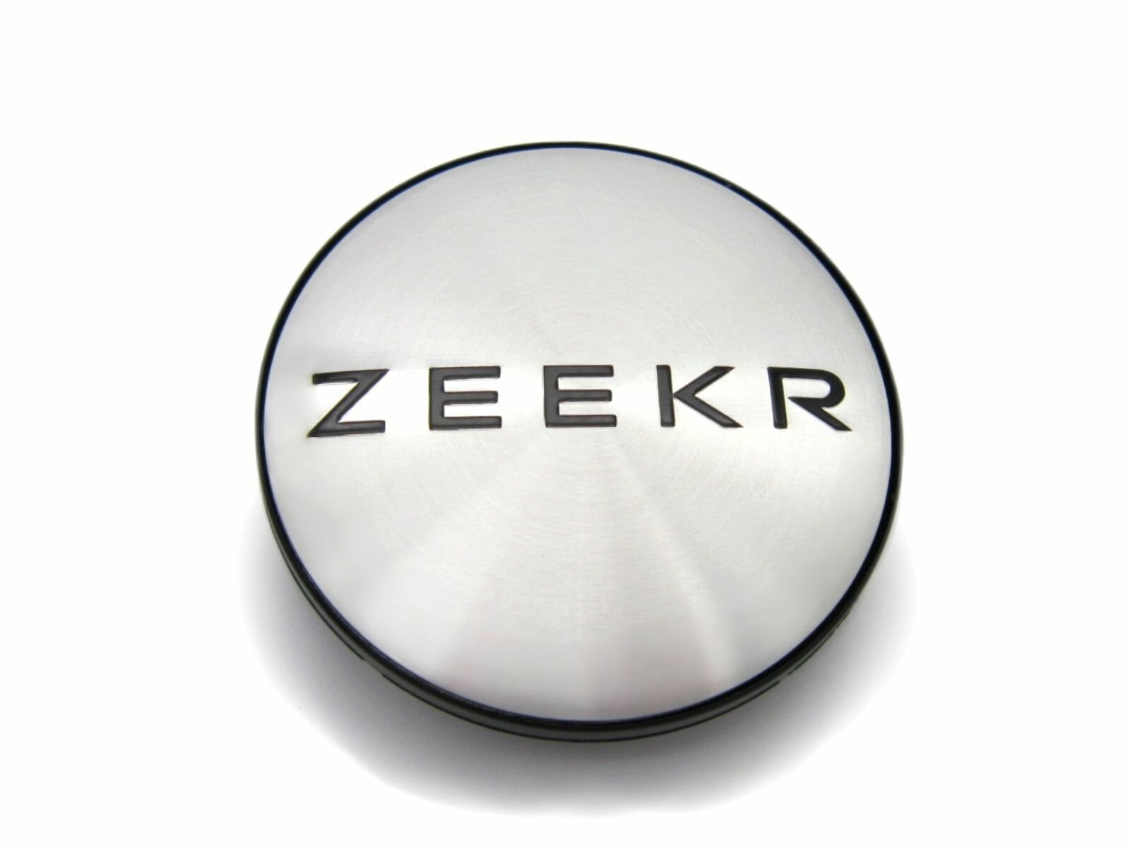 Колпачок заглушка на литой диск КиК ZEEKR silver 62/55/10, 1 шт.