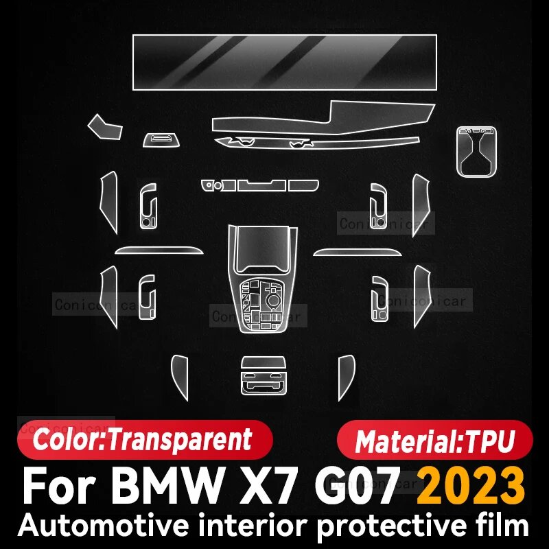 Защитная пленка для BMW X7 G07 2023, TPU, прозрачная
