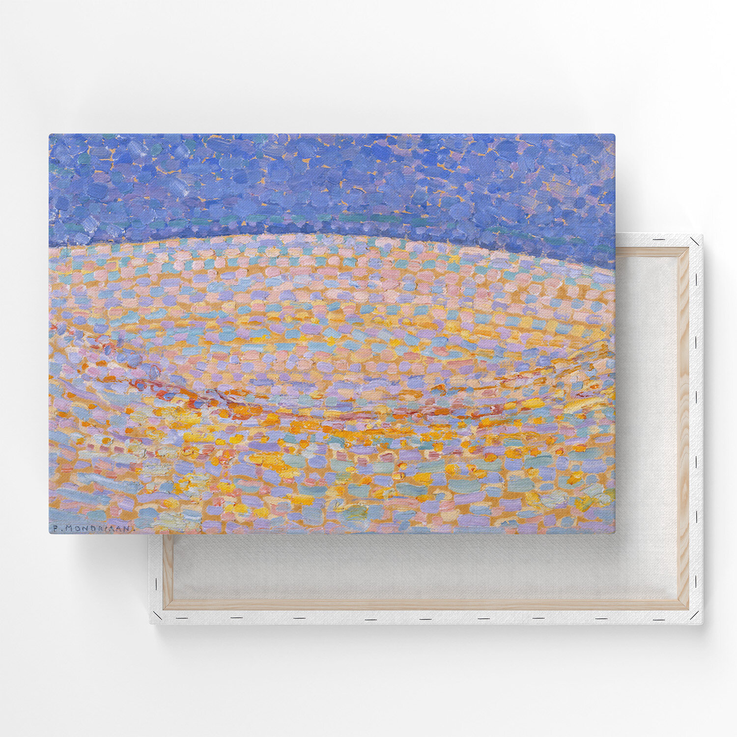 Картина на холсте, репродукция / Пит Мондриан - Dune III / Размер 30 x 40 см