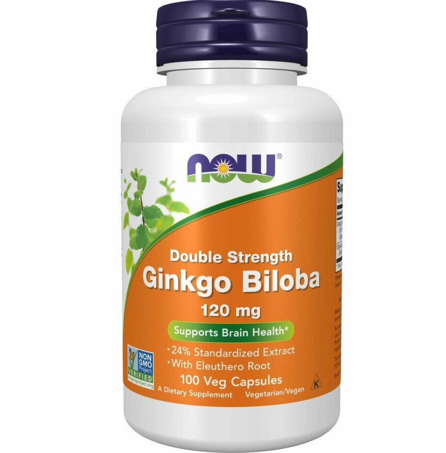 Ginkgo Biloba 120mg 100 caps Now