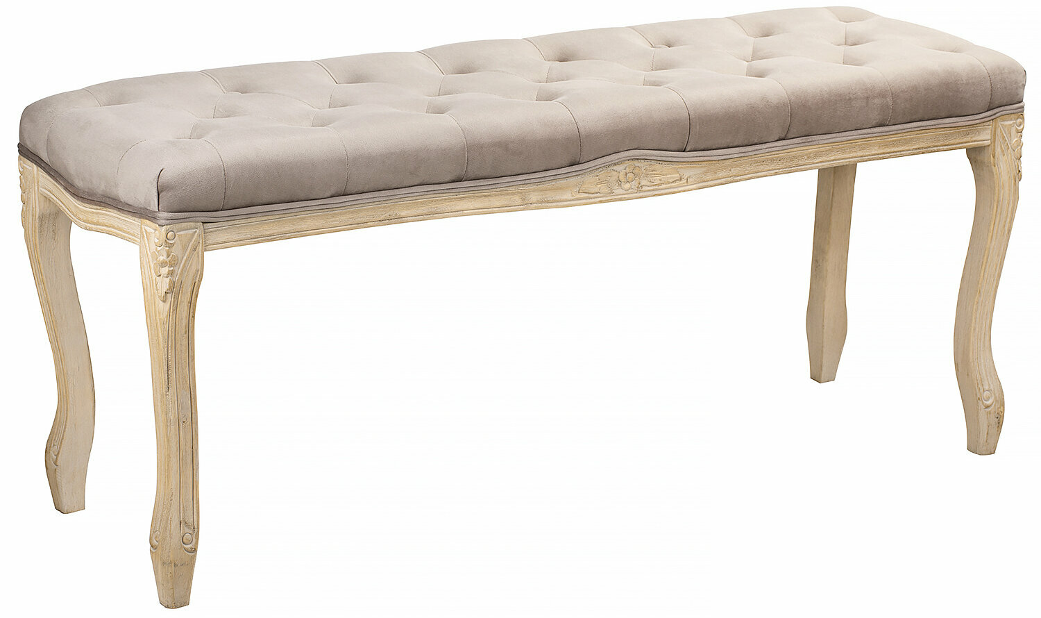 51-050 Банкетка 113х35х46см, Дерево, полиуретан, велюр, Glasar