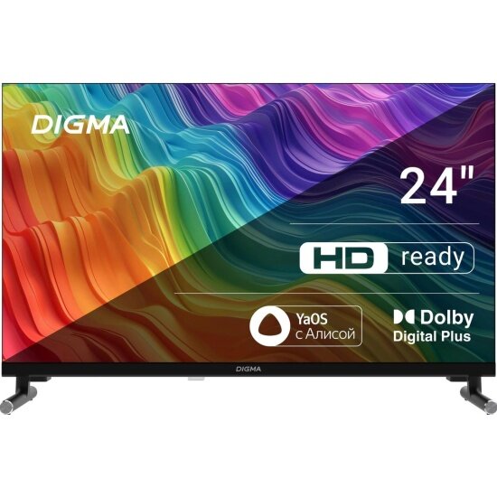 Телевизор Digma DM-LED24SBB32, черный