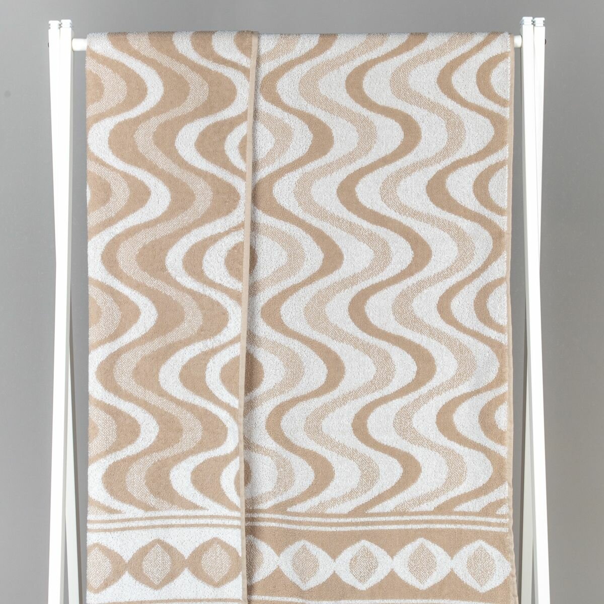 Полотенце лен/хлопок махровое "Калифорния" 81х160 см. Речицкий